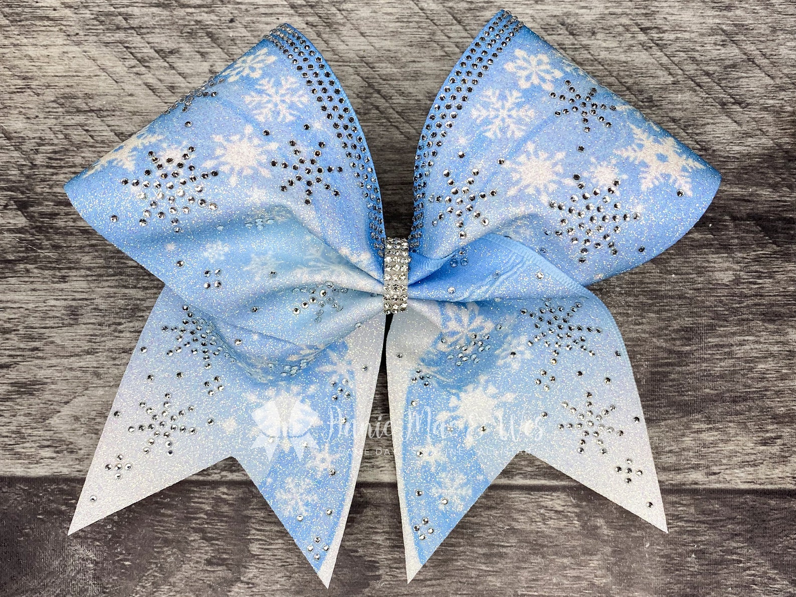 Christmas Cheer Bow - Snowflake Cheer Bow - Christmas Cheer Bows - Etsy