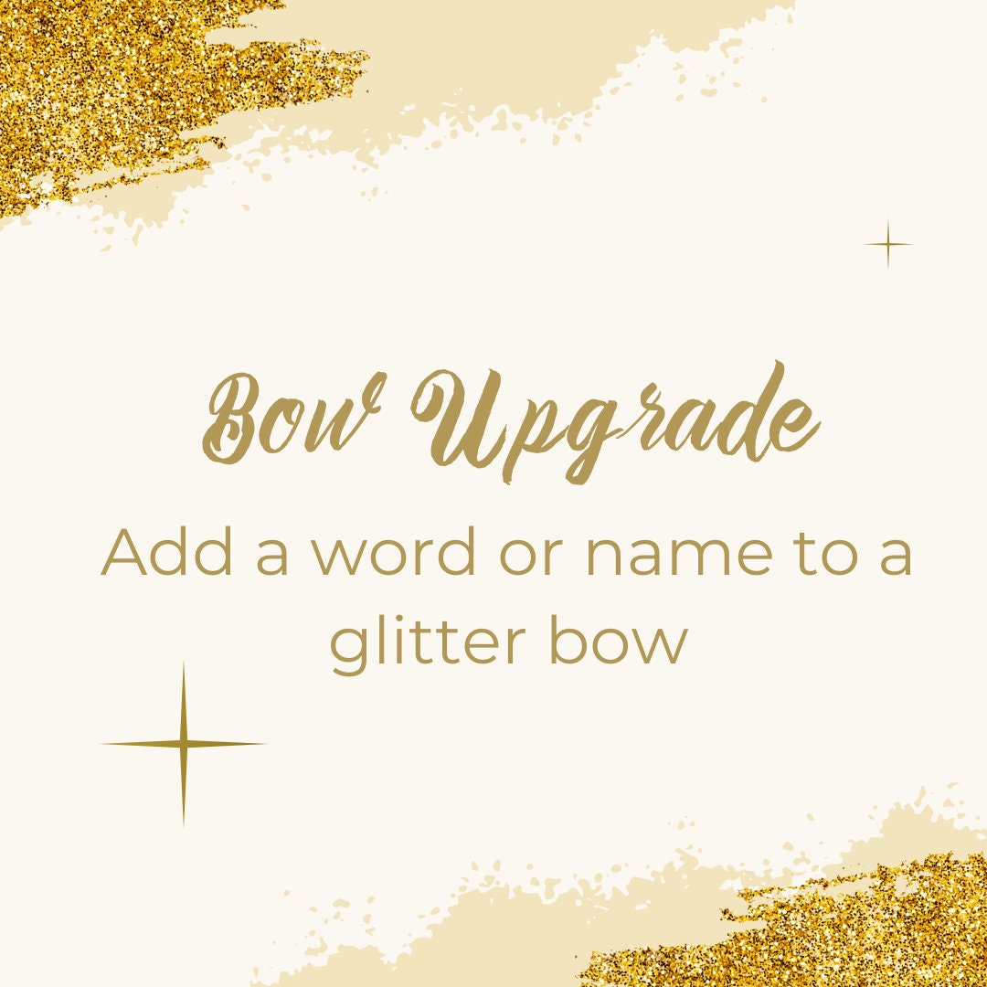 Bow Upgrade - Etsy