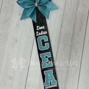 Pin Me With DETACHABLE Mini Bow Cheer Competition Pin Strap - Etsy