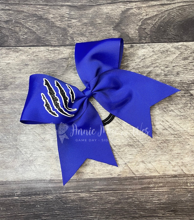 Custom Cheer Bow - Claw Scratch Marks - Etsy