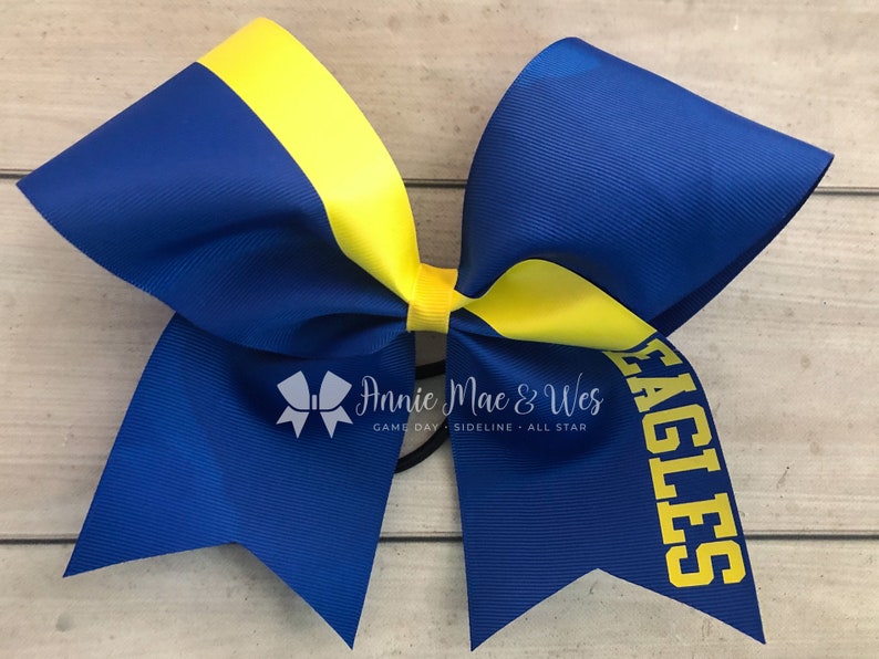 Senior Cheer Bows Team Cheer Bows Captain Cheer Bow | Etsy