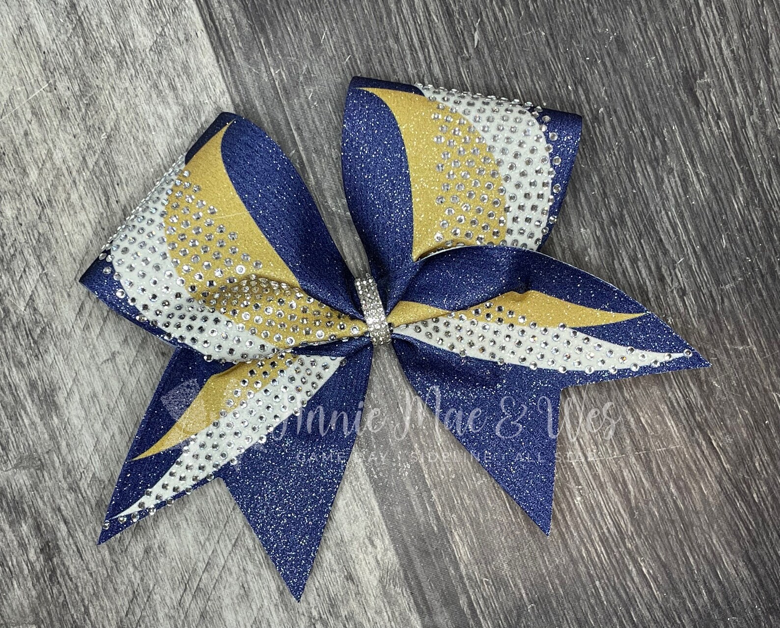 Custom Cheer Bows - Your Choice of 2 Colors With White Accents - Etsy