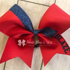 Cheer Bows - Team Cheer Bows - Captain Cheer Bow - White Cheer Bows ...
