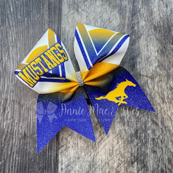 Gold Cheer Bow - Etsy