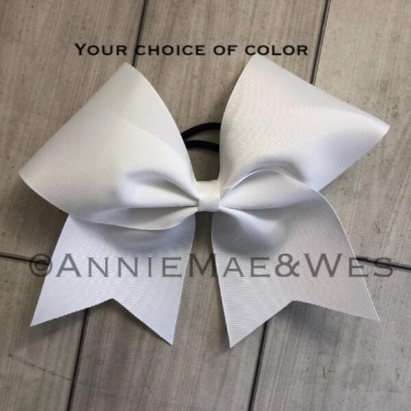 Solid Cheer Bow - Etsy