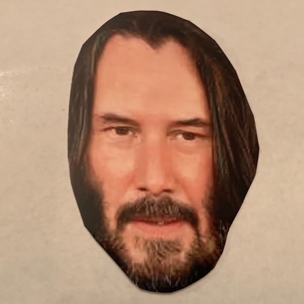 Keanu Reeves Mask - Etsy