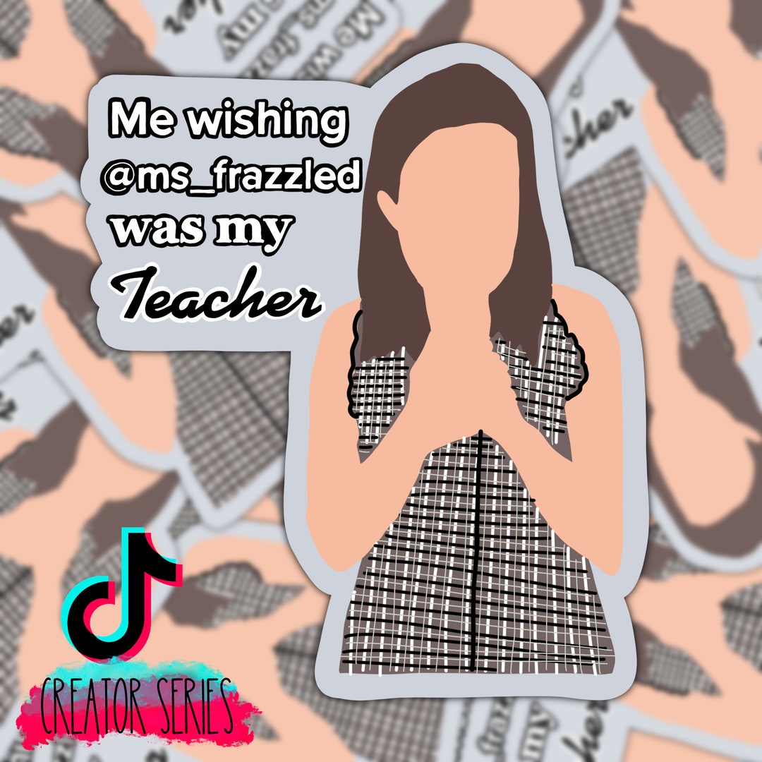 Tiktok Creator Series: ms_frazzled Vinyl Sticker - Etsy