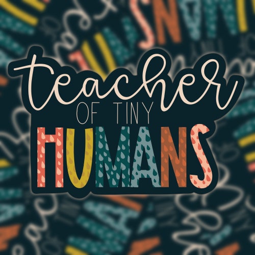 Teacher of Tiny Humans Teacher/back to School Svg/cut File - Etsy