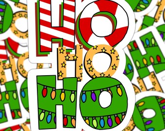 Ho Ho Ho Stickers - Etsy