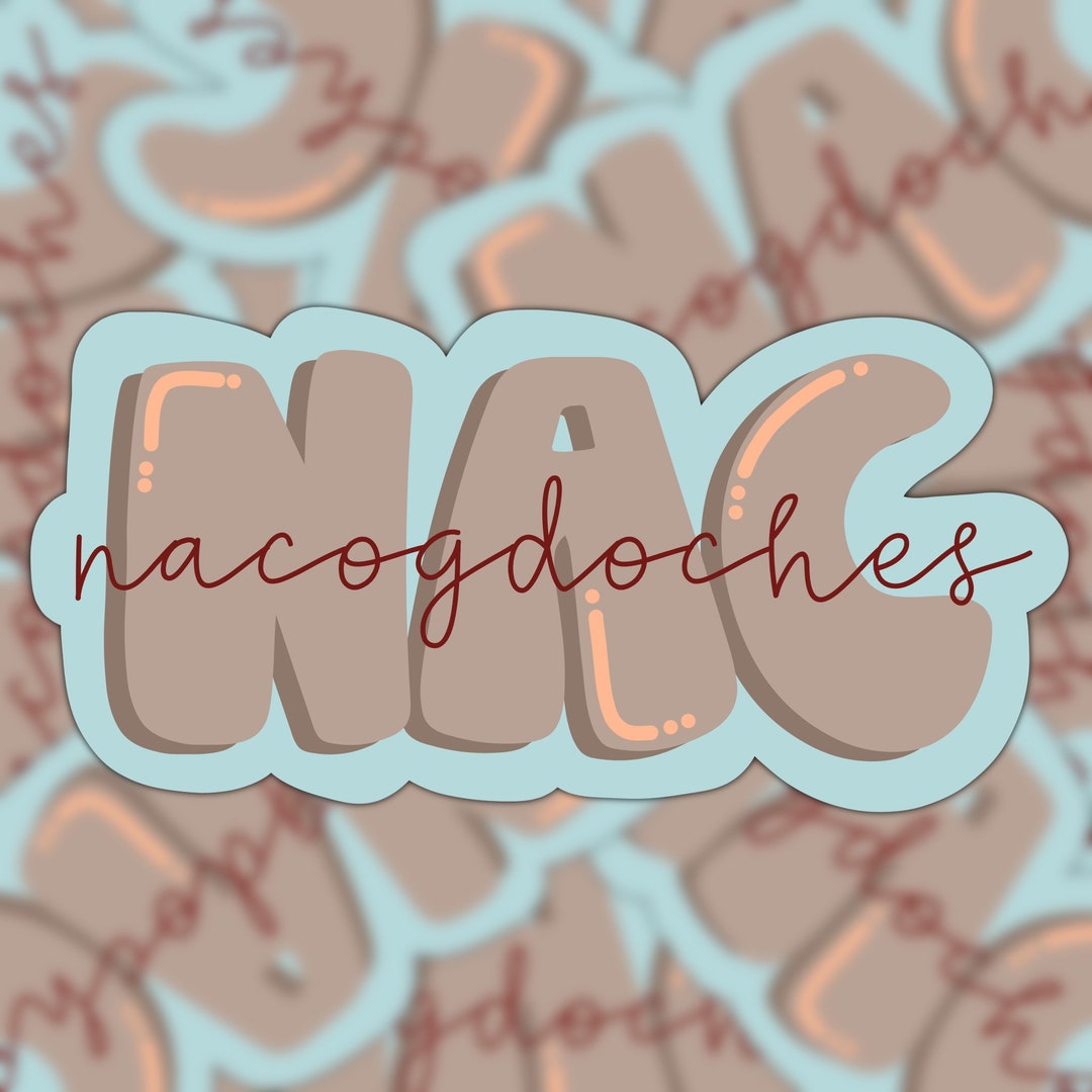 Nacogdoches NAC Vinyl Sticker - Etsy