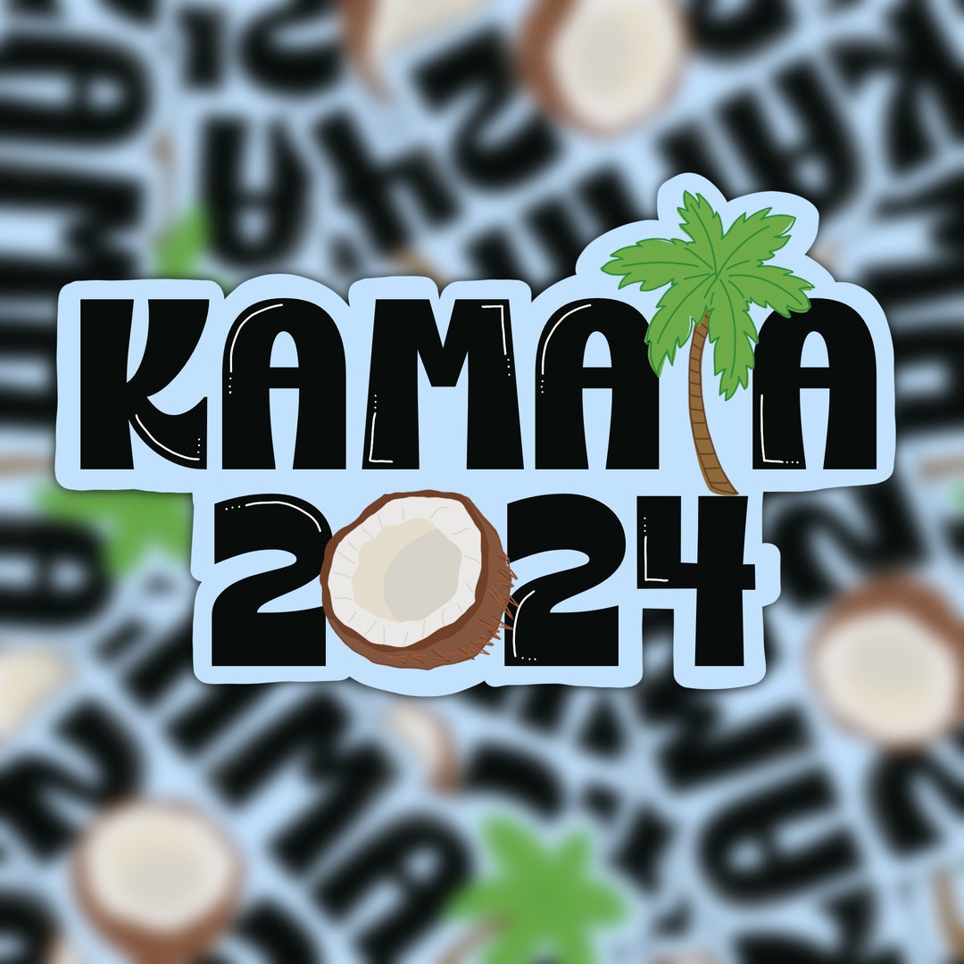 Kamala Harris 2024 Coconut Tree Vinyl Sticker vote 2024 - Etsy