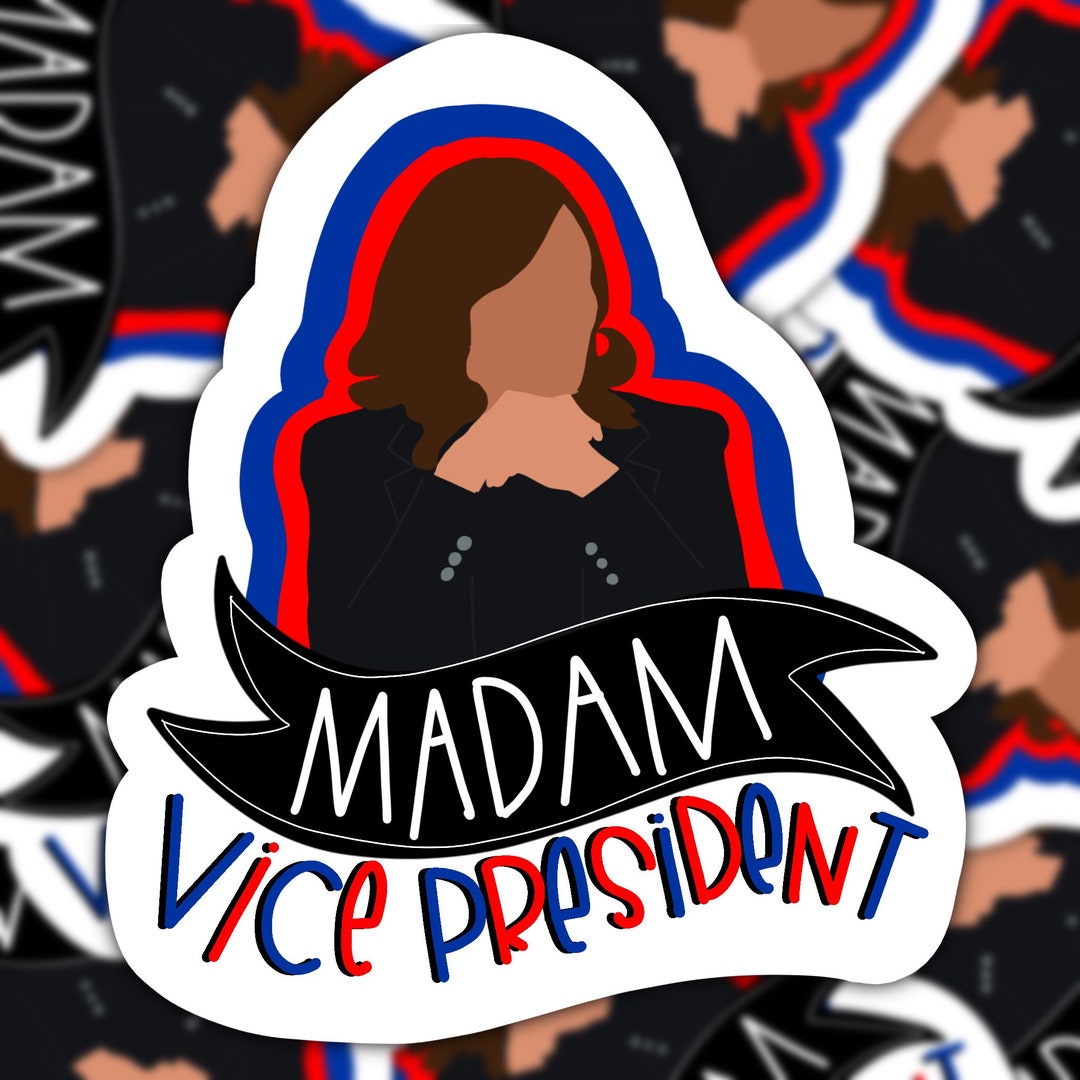 Madam Vice President Kamala Harris Inspired Vinyl Sticker - Etsy