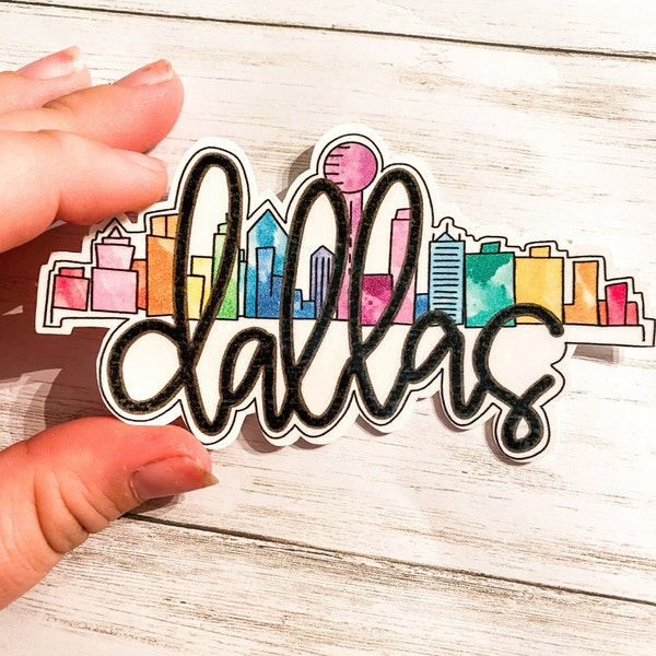 Dallas Skyline - Etsy
