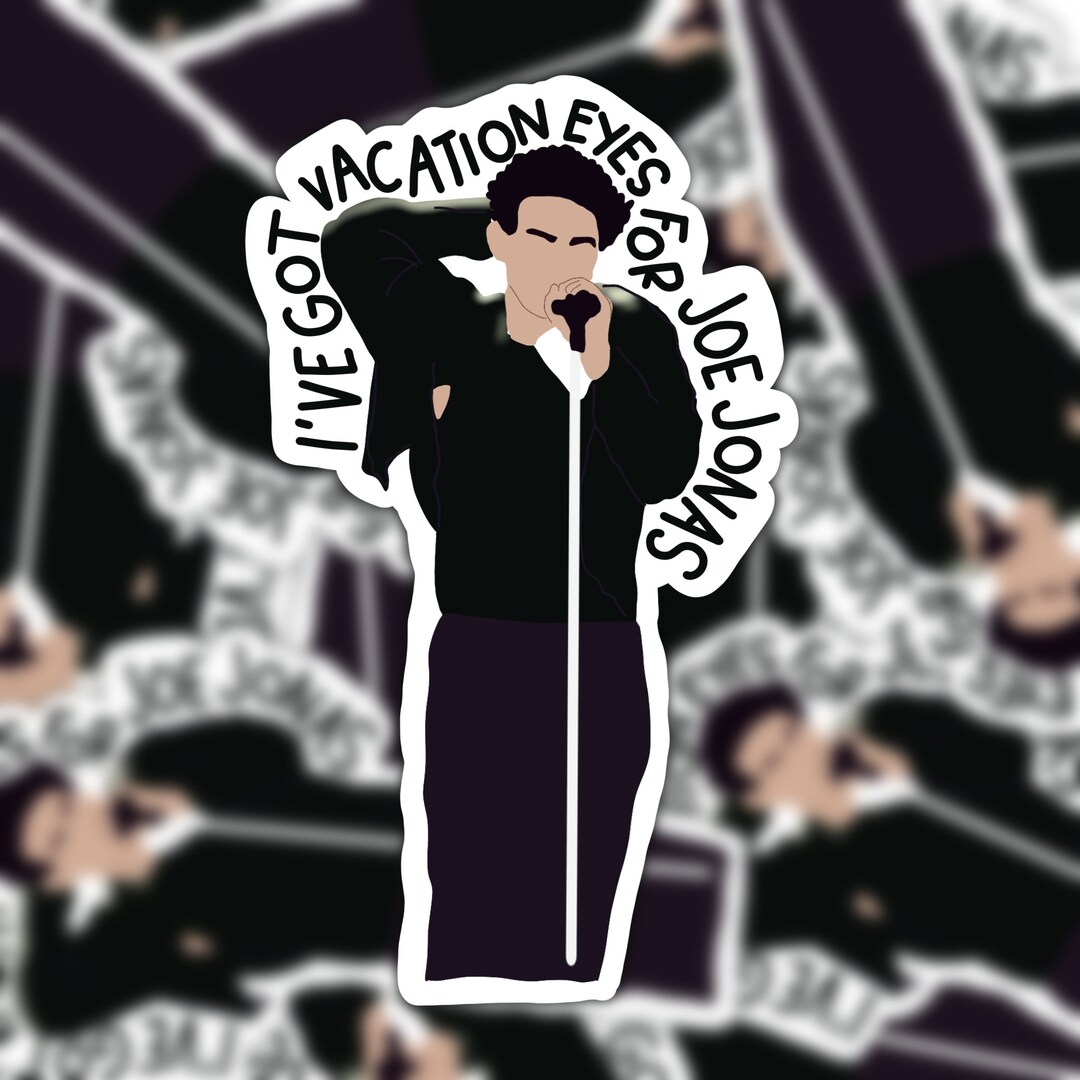 Tengo ojos de vacaciones para Joe Jonas pegatina de vinilo - Etsy España