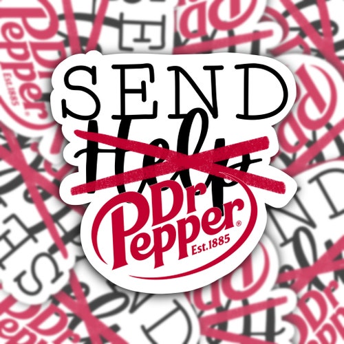 Dr. Pepper Mouse Vinyl Sticker - Etsy