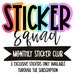 January 2021 Sticker Squad Monthly Vinyl Sticker Subscription | Etsy