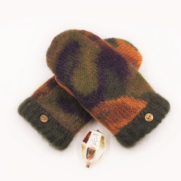 Mens Wool Mittens - Etsy