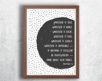 Whatever is true | Etsy