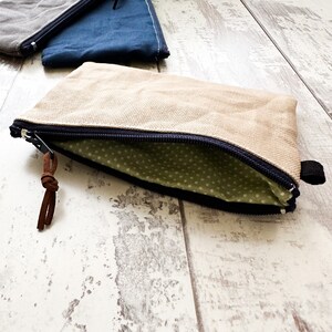 Handmade Crumpled Cotton Fabric Coin Purse Card Purse Cosmetics Pouch ...