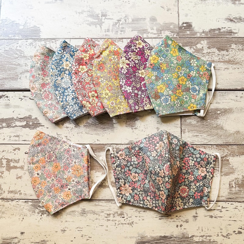 Floral Face Mask - Etsy