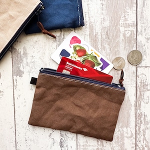 Handmade Crumpled Cotton Fabric Coin Purse Card Purse Cosmetics Pouch ...