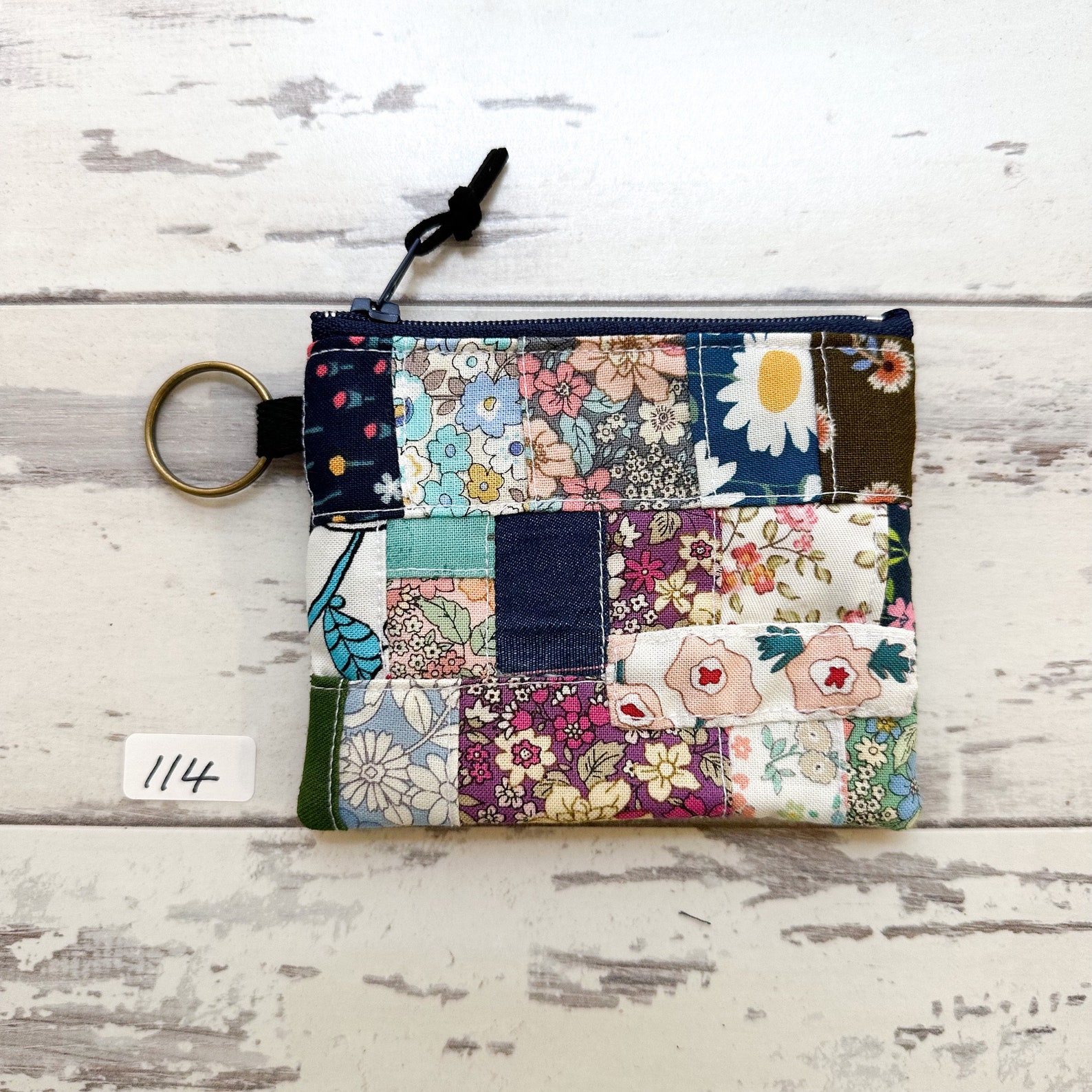 Handmade Beautiful Cotton Fabric Patchwork Coin Purse Card - Etsy