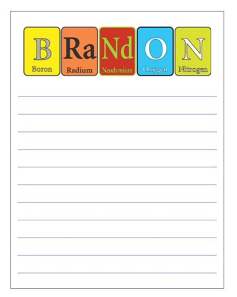 3 Note Pads for Chemistry Teacher or Science Teachers Any - Etsy