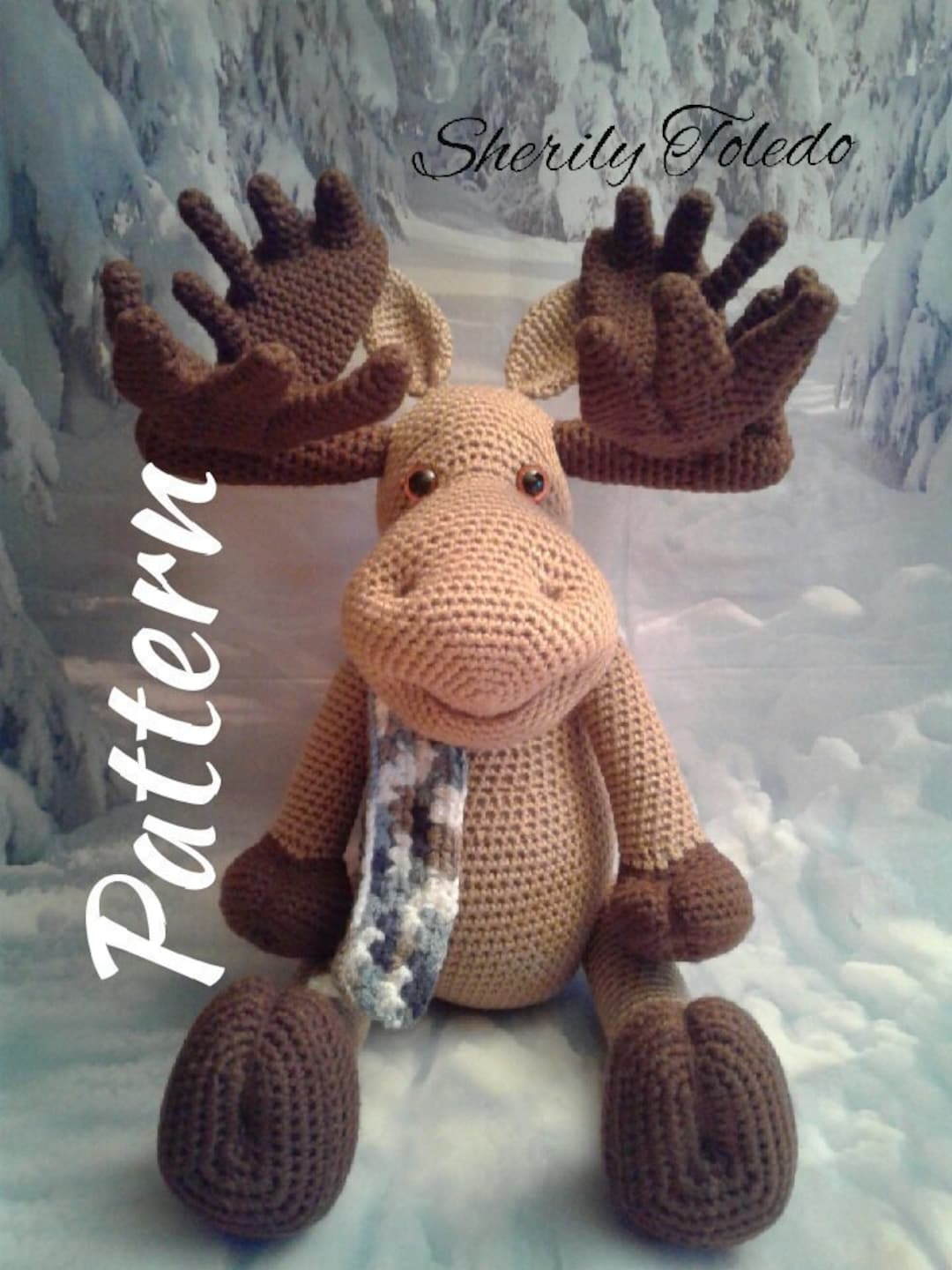 PATTERN - Moses the Moose - Crochet Amigurumi Pattern - Etsy
