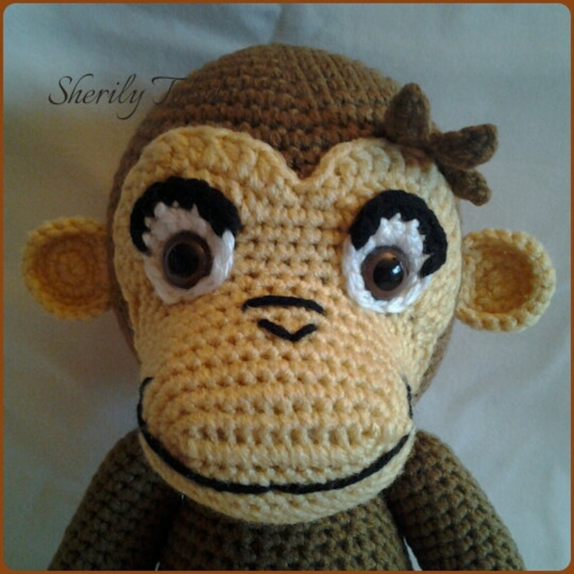 PATTERN Chimp George Crochet Amigurumi Pattern - Etsy