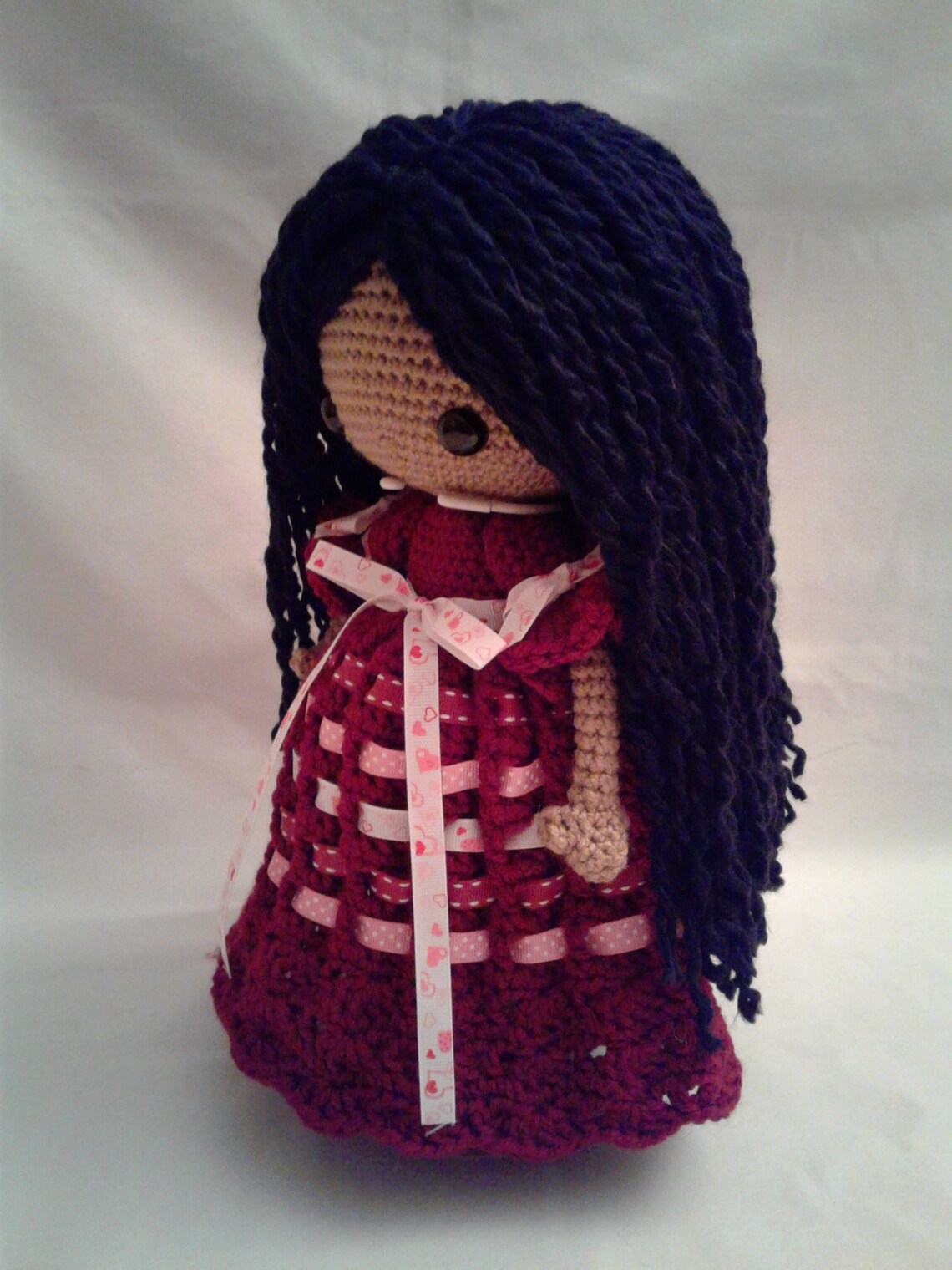 ANGELA Crochet Amigurumi Doll - Crochet Girl Doll - - Etsy
