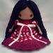 ANGELA Crochet Amigurumi Doll - Crochet Girl Doll - - Etsy
