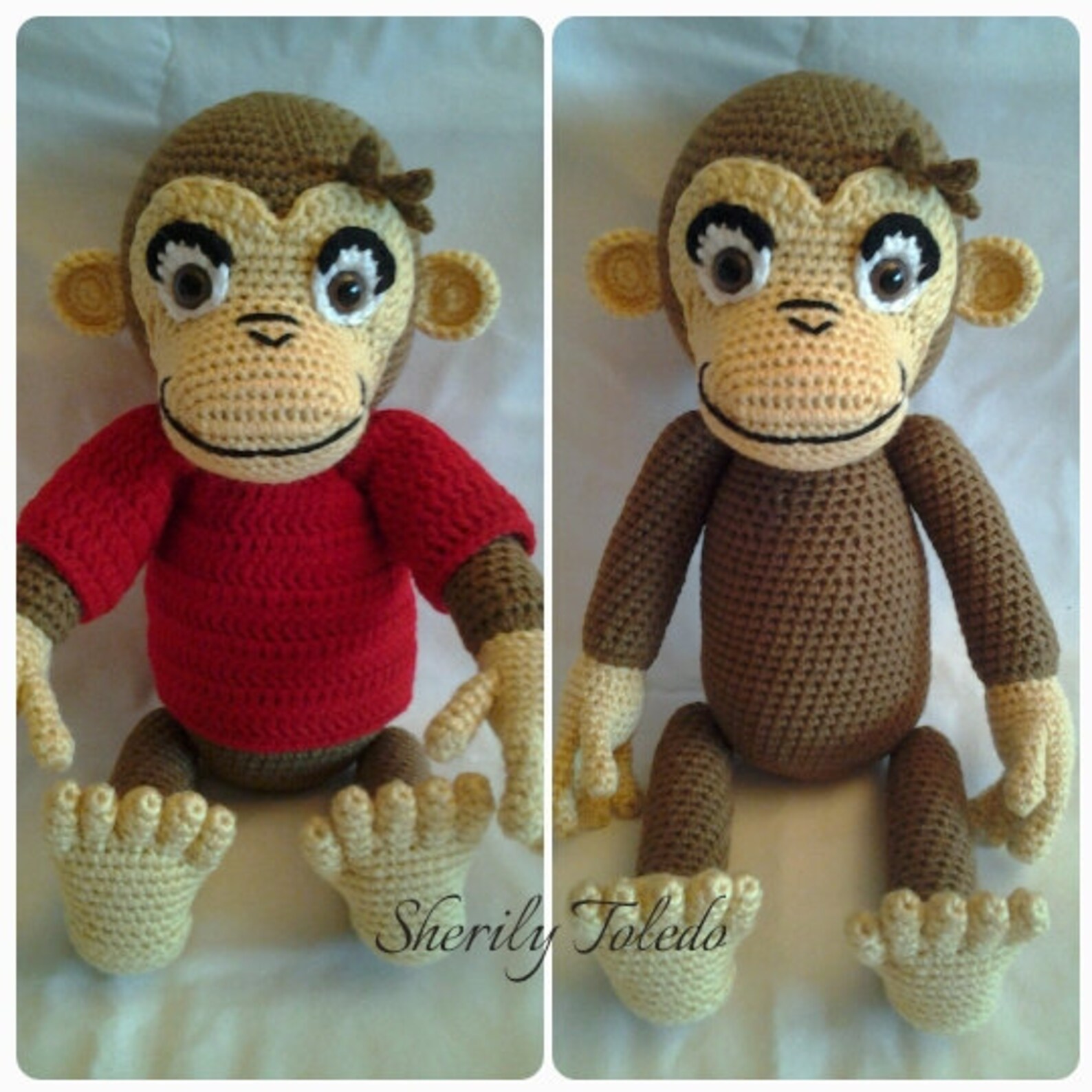PATTERN Chimp George Crochet Amigurumi Pattern | Etsy