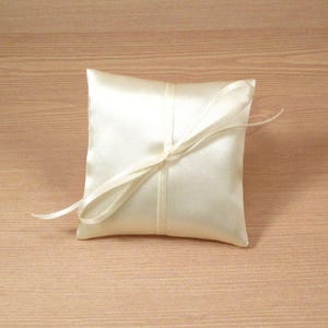 Small Ring Pillow Ivory Satin Engagement Ring Pillow Mini - Etsy