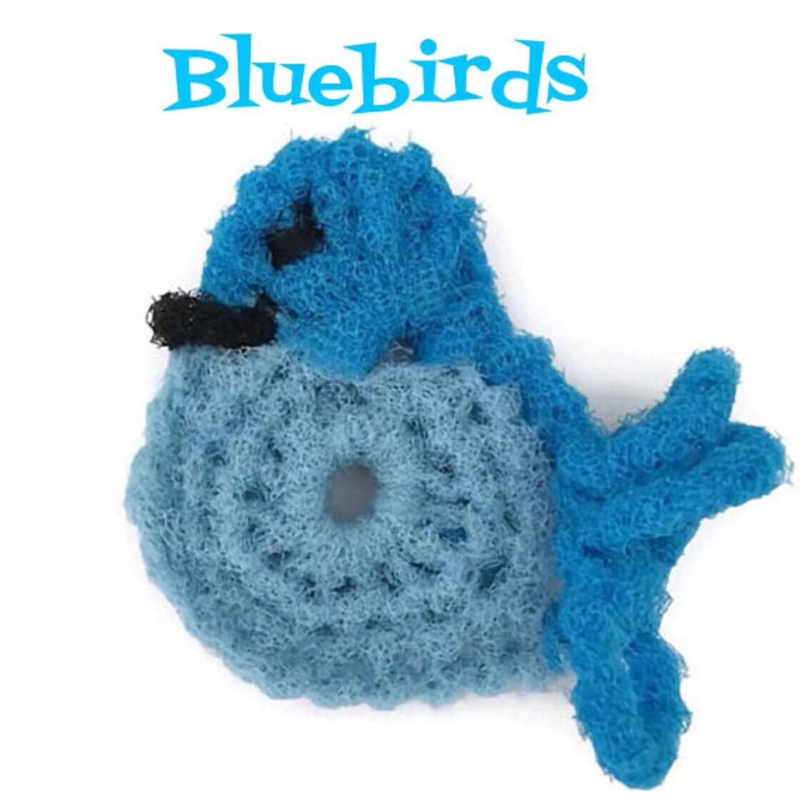 Bird Dish Scrubbies, Set of 5 Bird Scrubbers, Scarlet Tanager ...