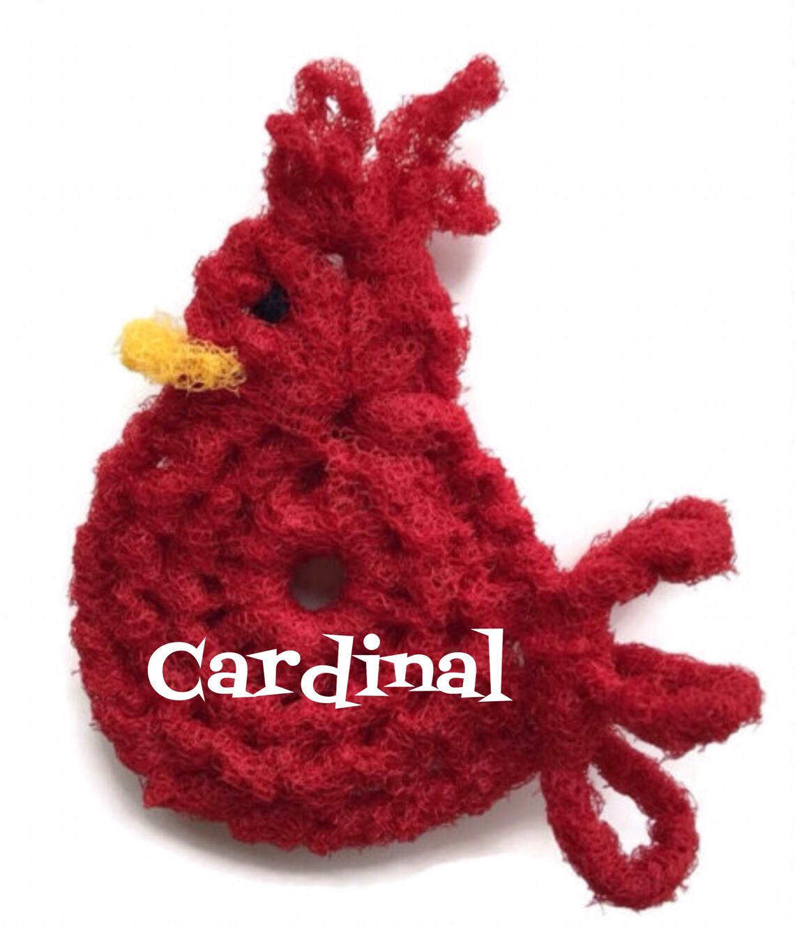 Bird Dish Scrubbies Set of 5 Bird Scrubbers Scarlet Tanager | Etsy