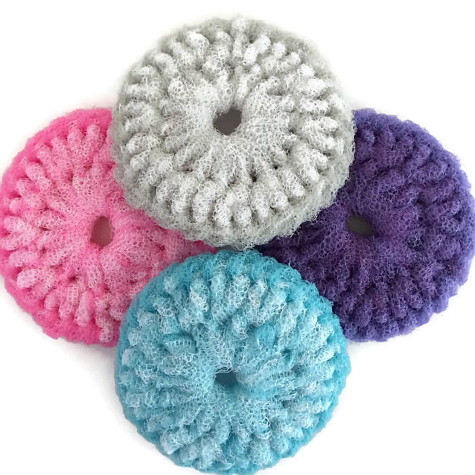 Tawashi Kitchen Scrubbies Set of 4 Eco Friendly Kitchen | Etsy