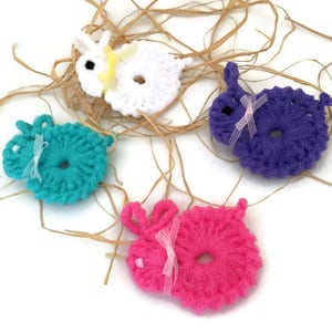 Easter Rabbit Dish Scrubbies Choose Color and 2 Through 8 - Etsy