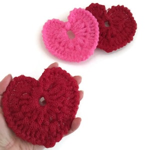 Heart Kitchen Scrubbies - Red and Pink Hearts - Choose 1 Through 8 ...