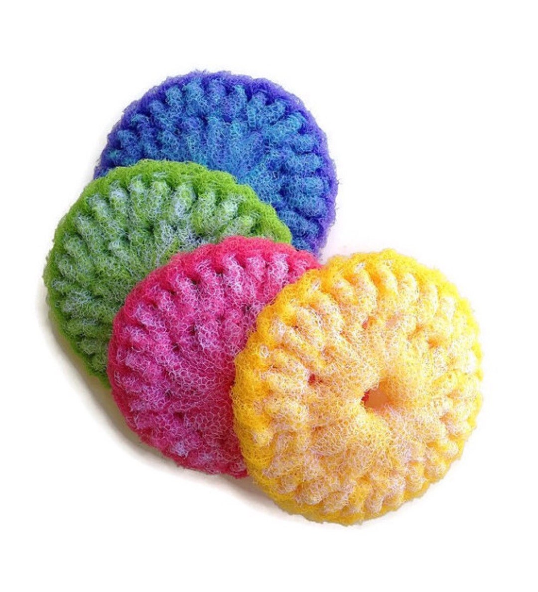 Large Crochet Scrubbies - Choose Colors and 2 Through 6 - Pot Scrubbers ...