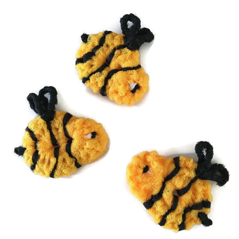 Bee Dish Scrubbies Choose 2 Through 6 Nylon Scrubbies Pot - Etsy