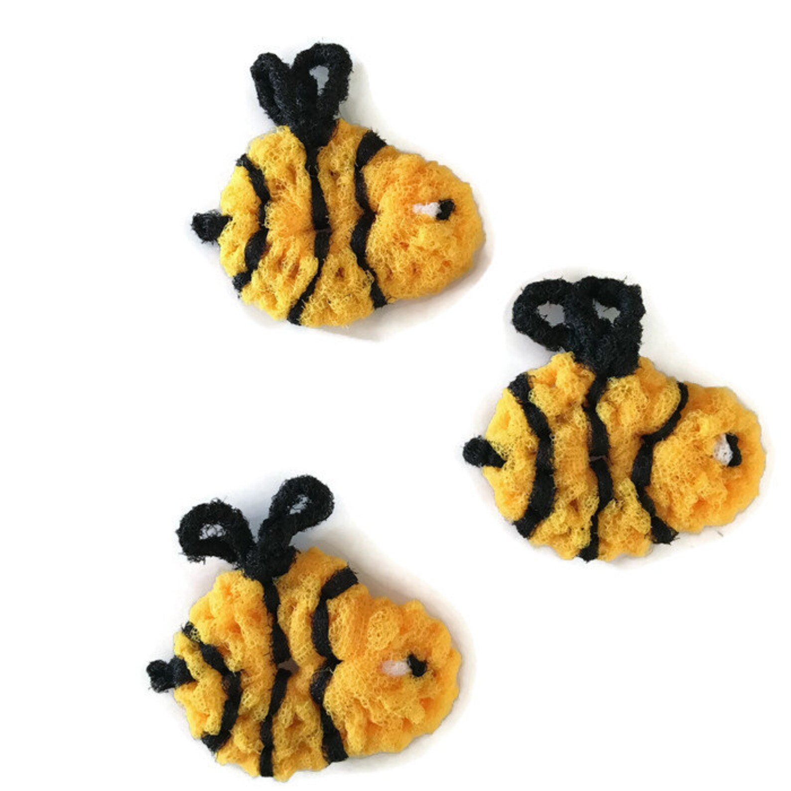 Bee Dish Scrubbies Choose 2 Through 6 - Nylon Scrubbies - Pot Scrubbers ...