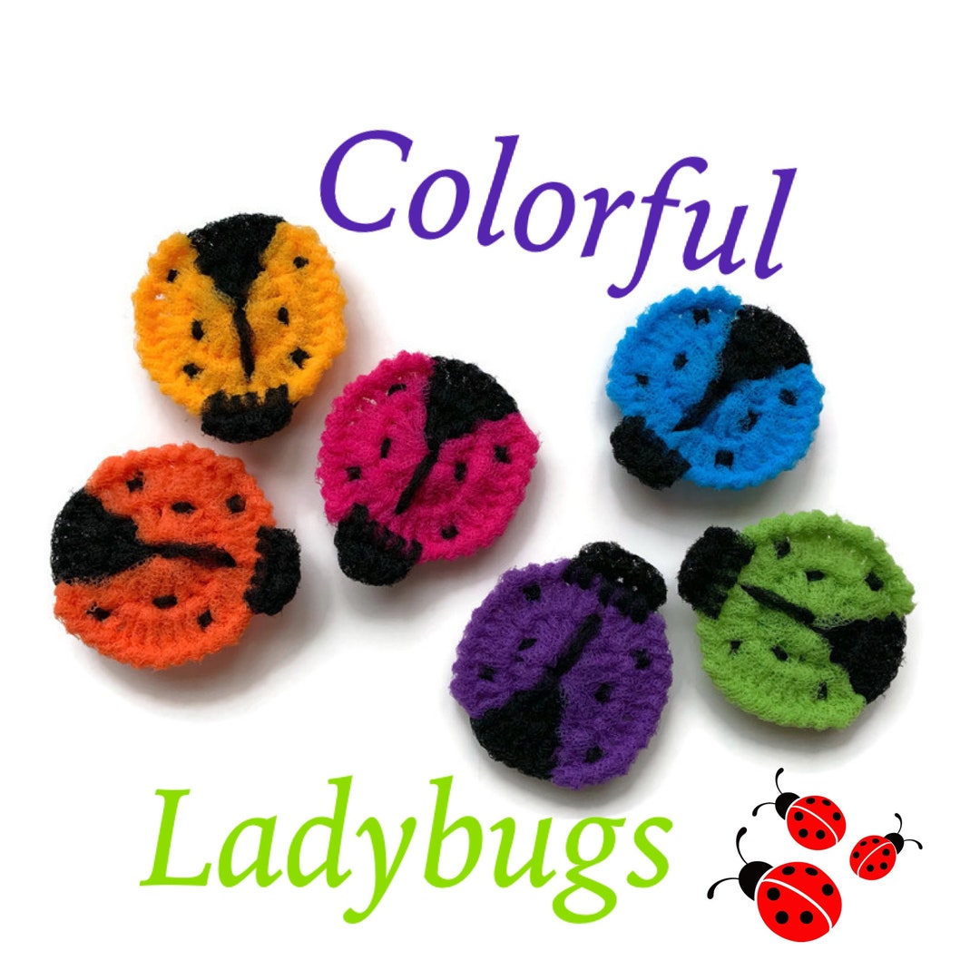 Ladybug Pot Scrubbers 2 a 6 Ladybug Dish Scrubbies Seis colores para ...