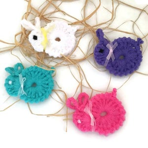 Easter Rabbit Dish Scrubbies Choose Color and 2 Through 8 - Etsy