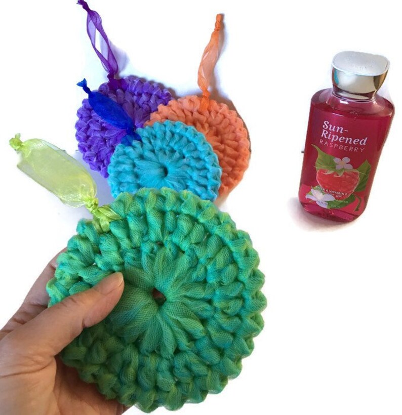 Loofah, 2 Through 8 Crochet Natural Loofah, Handmade Soap Loofah, Loofa ...