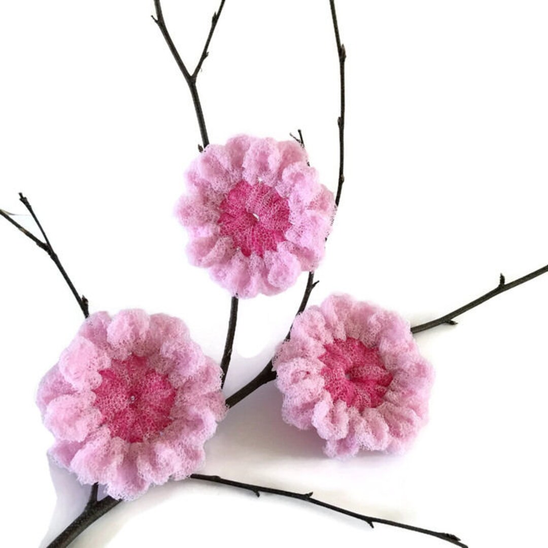 Flower Dish Scrubbies, Cherry Blossom Dish Scrubbers,you Choose 2 ...