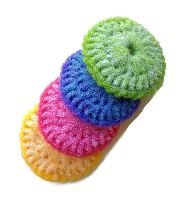 Large Scrubbies - Set of 8 - Nylon Kitchen Scrubbies - Pot Scrubbers - Etsy