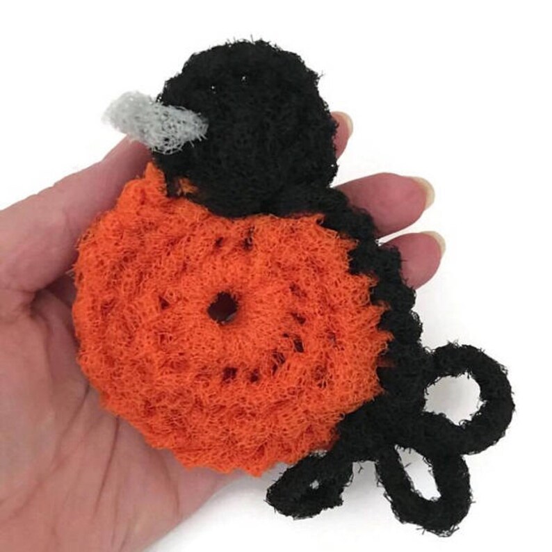 Bird Dish Scrubbies, Set of 5 Bird Scrubbers, Scarlet Tanager ...