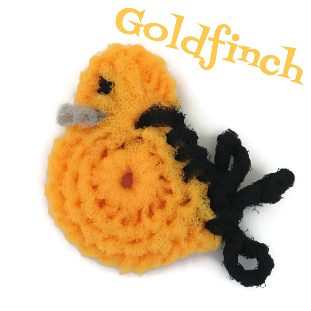 Bird Dish Scrubbies, Set of 7 Bird Scrubbers - Pot Scrubbers - Bird ...
