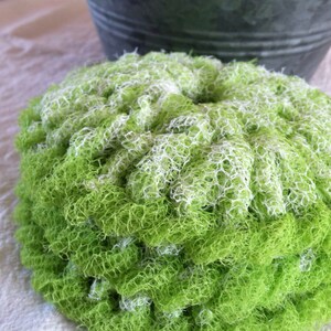 Scrubbies 3 Lime Green Kitchen Scrubbies, Crochet Scrubbies, Nylon ...