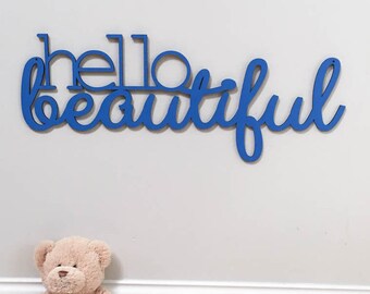 Be-you-tiful Shelf Sitter Wooden Sign Beautiful Girls Decor - Etsy